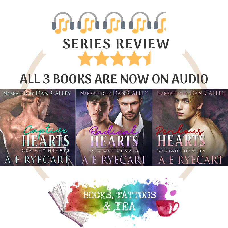 Series Review: Deviant Hearts by A.E. Ryecart – Book, Tattoos & Tea